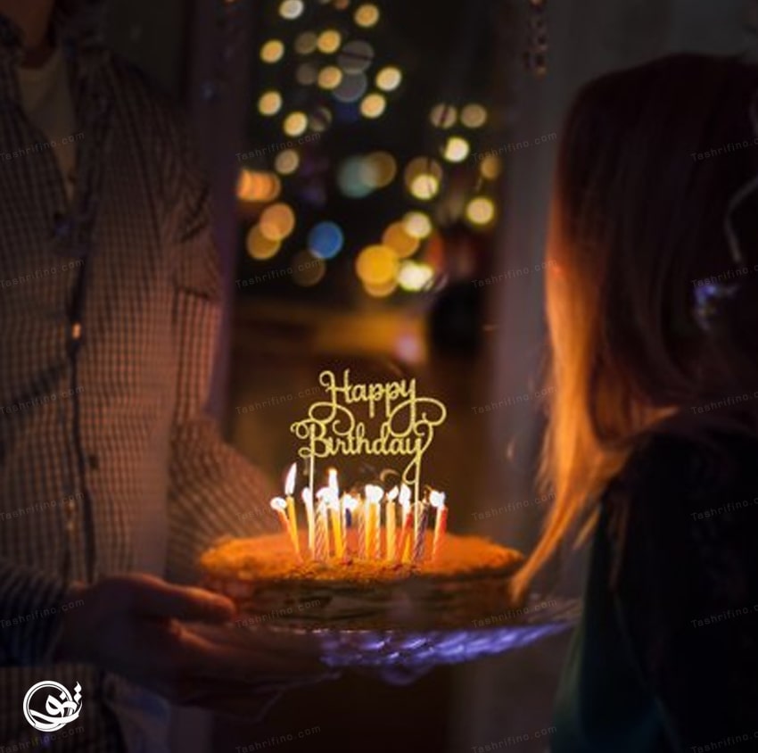 ژست عکس تولد دخترانه لاکچری فضای باز و بسته تشریفینو